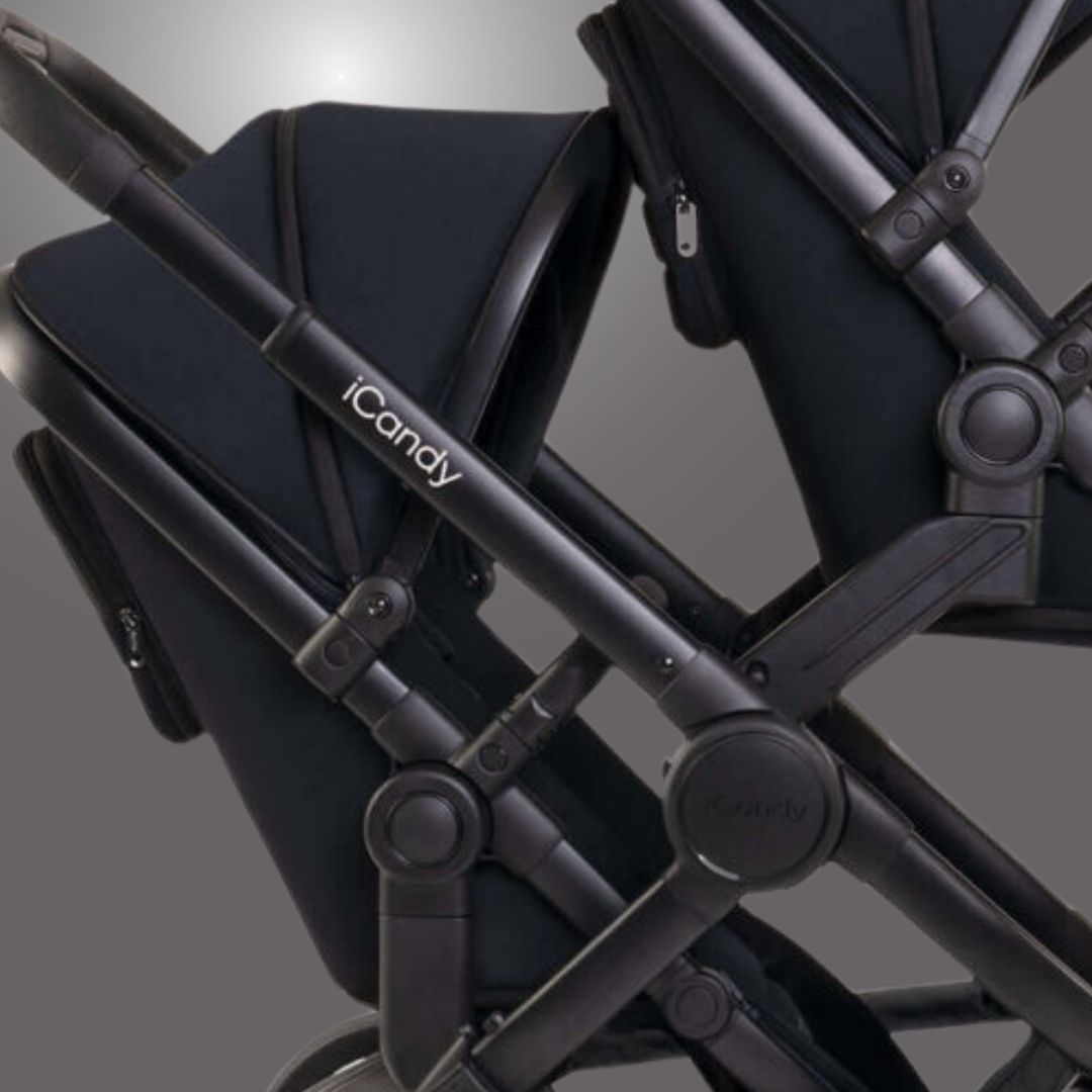 iCandy Peach Double Stroller - Versatile and Stylish Tandem Stroller