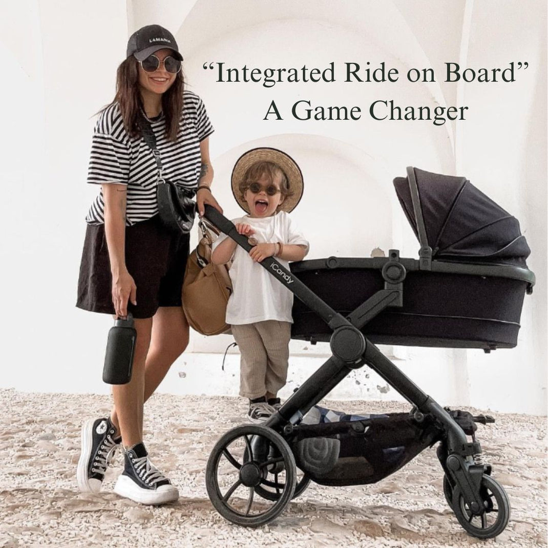 iCandy Peach 7 Stroller and Bassinet Complete Bundle - Biscotti